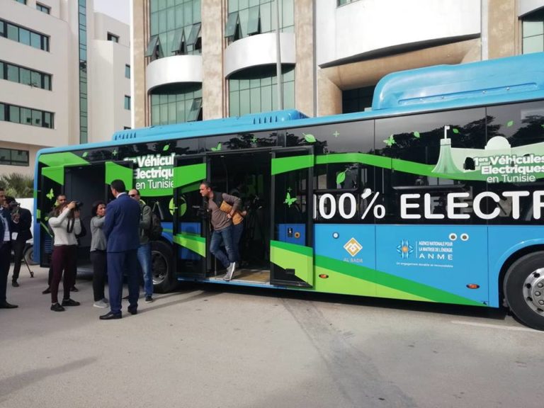 Markédia accompagne le lancement du premier bus électrique en Tunisie ...